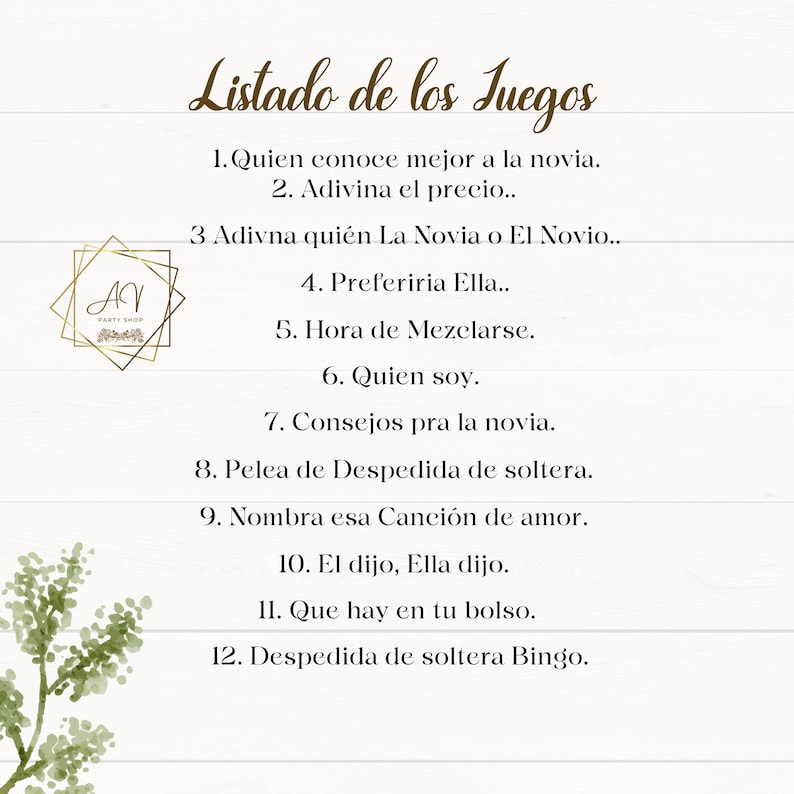 Spanish Printable Bridal Shower Games Set, Paquete Moderno De Juegos ...