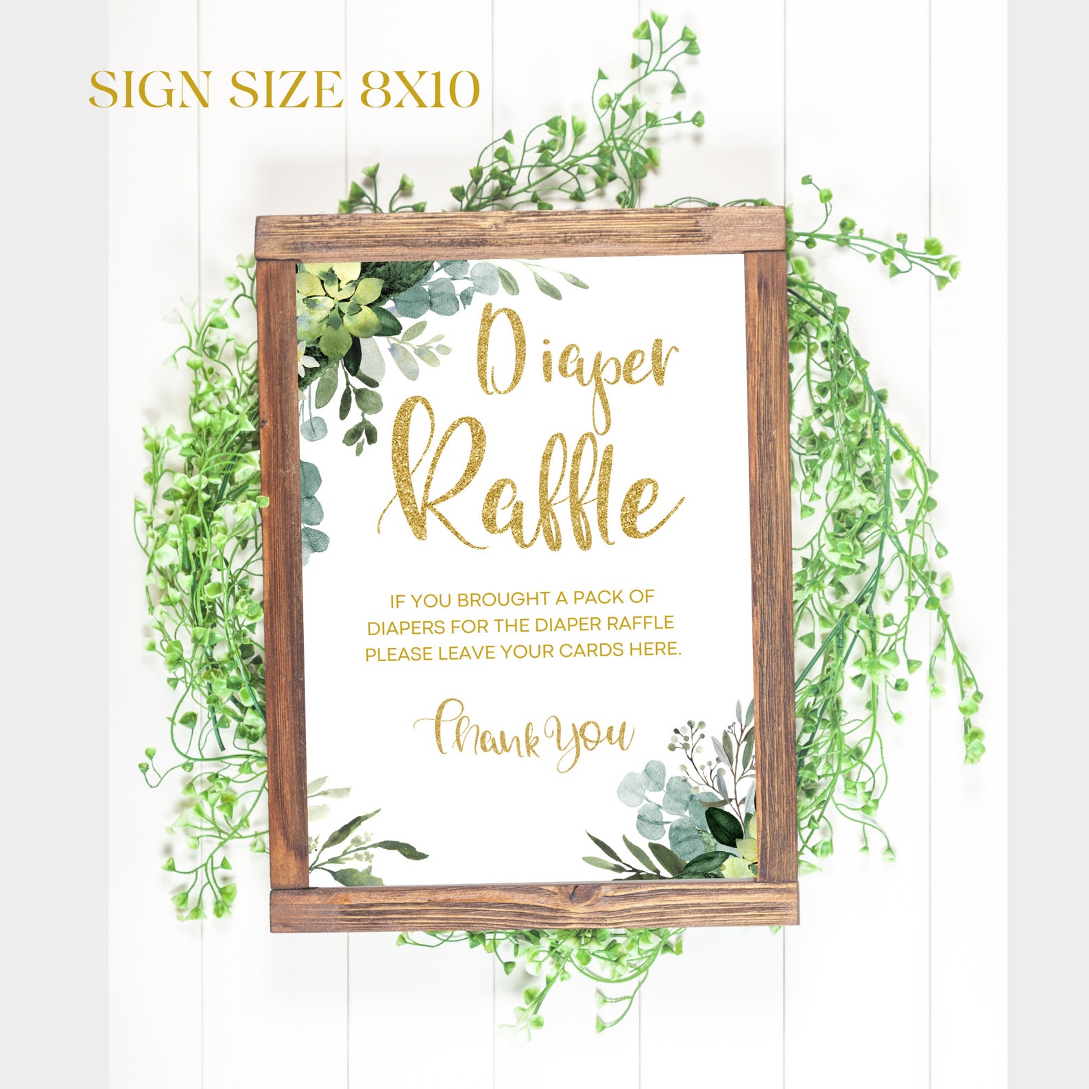Diaper Raffle Sign and Diaper Raffle Invitation Insert - Etsy