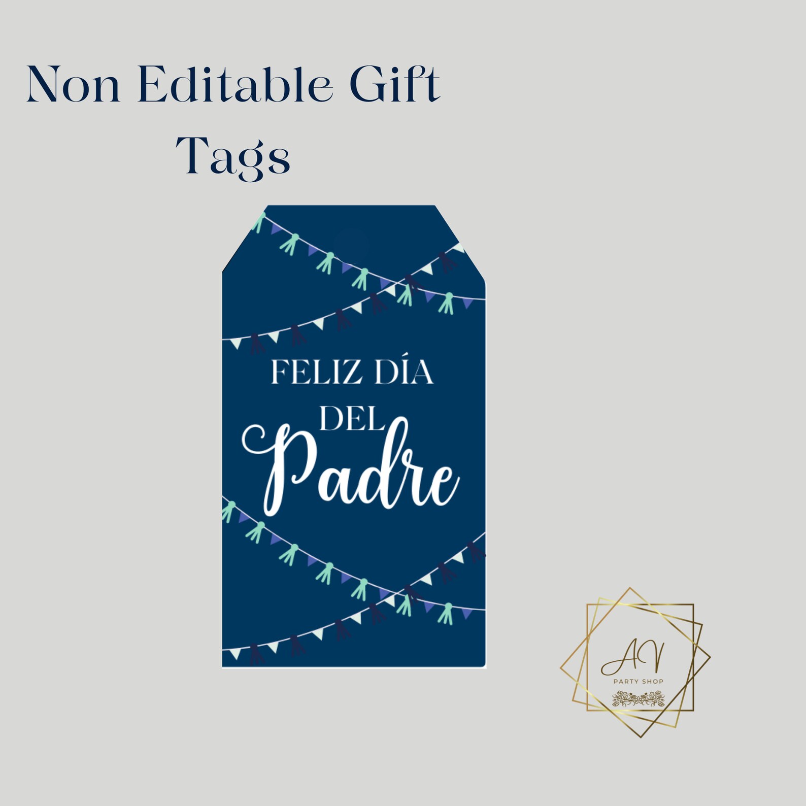 Spanish Happy Father's Day Gift Tag Feliz Día Del Padre - Etsy