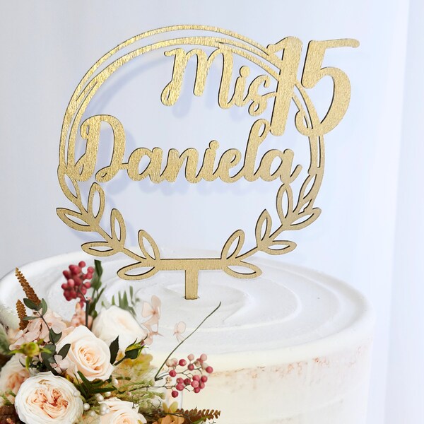 Quinceanera Cake Topper - Etsy