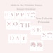 Happy Mother's Day Bunting Mother's Day Printable - Etsy