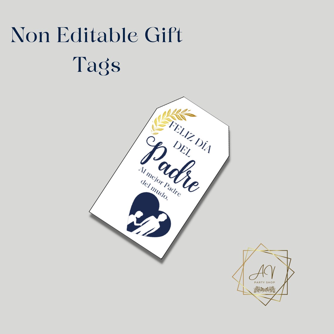 Spanish Happy Father's Day Gift Tag Feliz Día Del Padre - Etsy