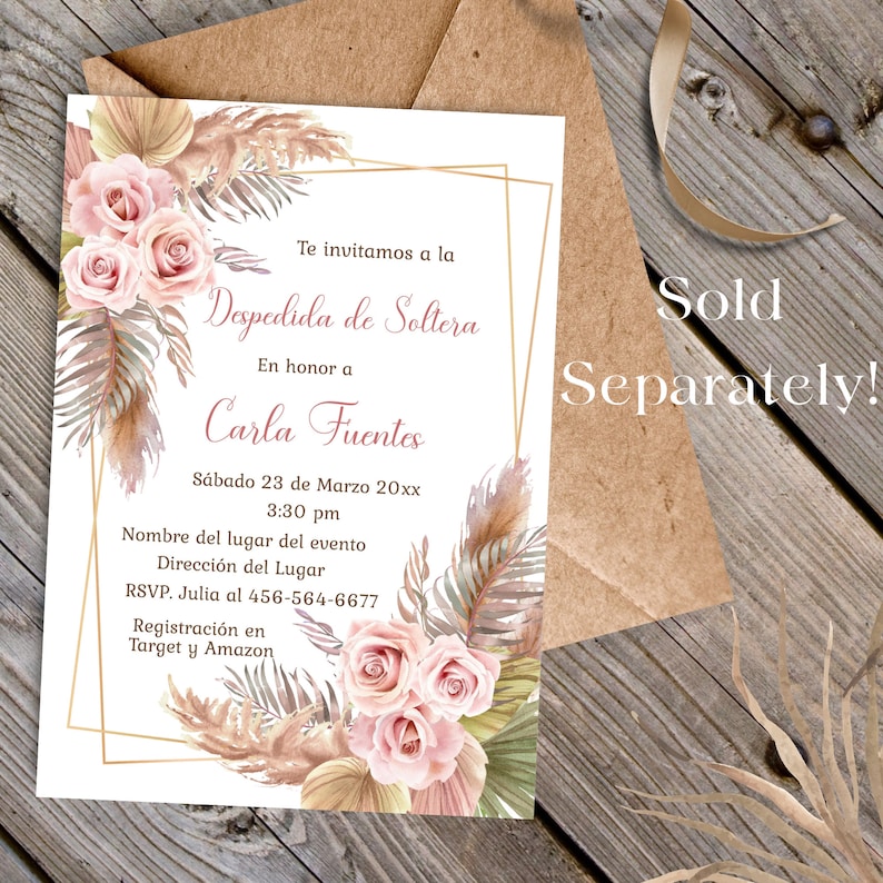 Spanish Boho Printable Bridal Shower Games Set Paquete - Etsy