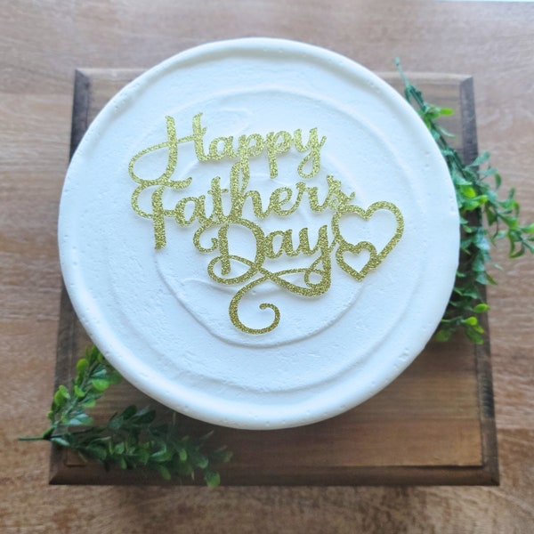 Happy Fathers Day Cake Topper - Etsy