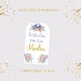 Spanish Happy Mother's Day Floral Favor Tags/feliz Dia De Las Madres ...