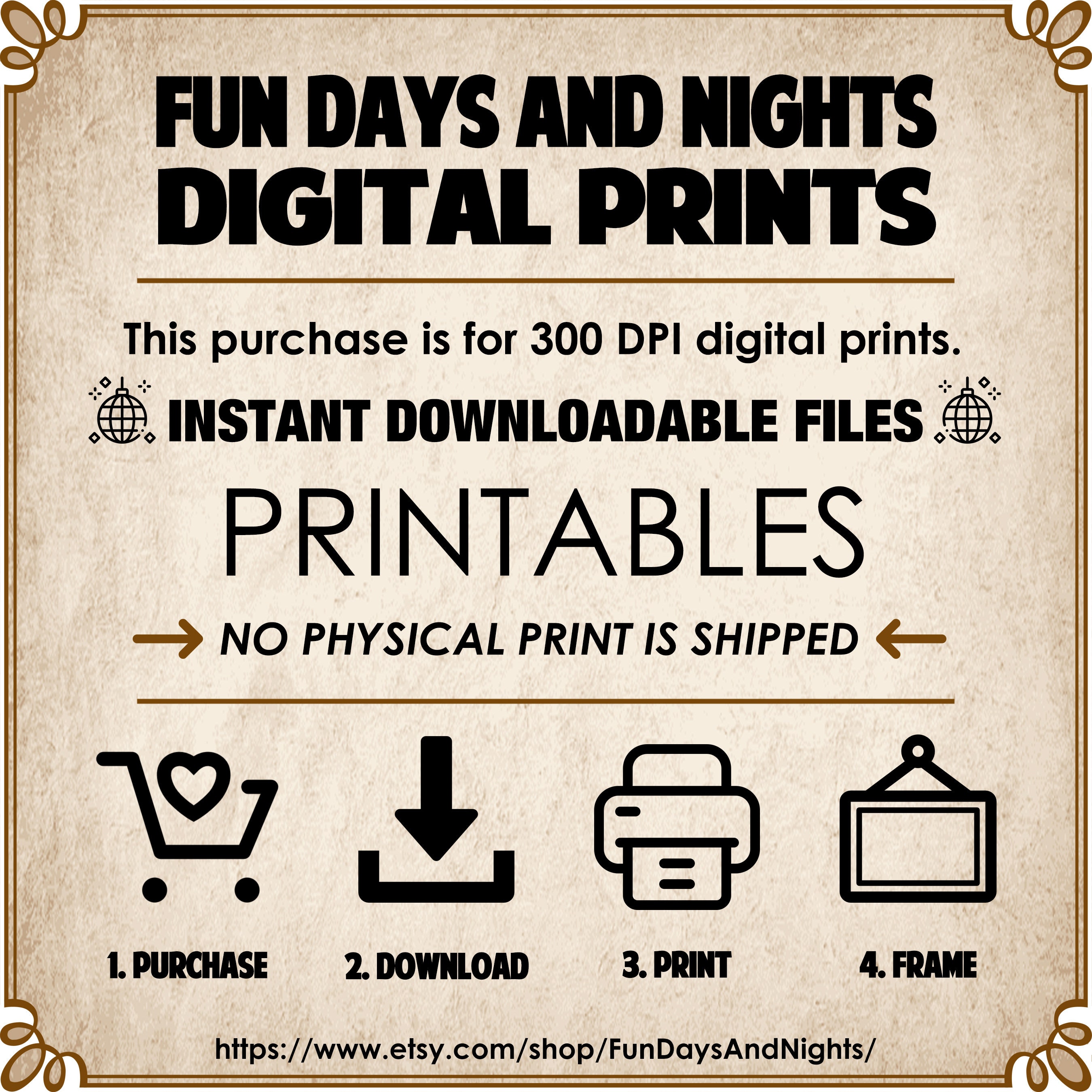 Classic Horror Monster Poster Set Digital Download Printable Art 5x7 ...