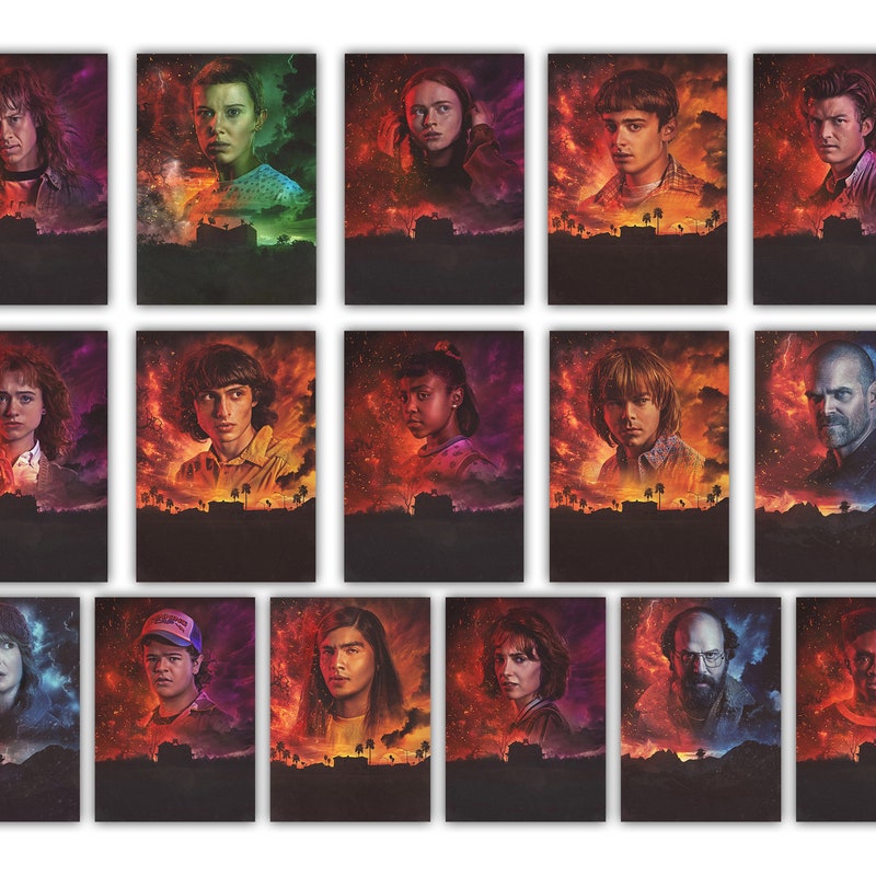 Strangers Things Season Posters - Etsy