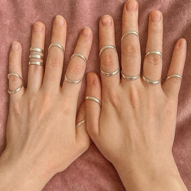 Oval 8 Finger Splint - Etsy