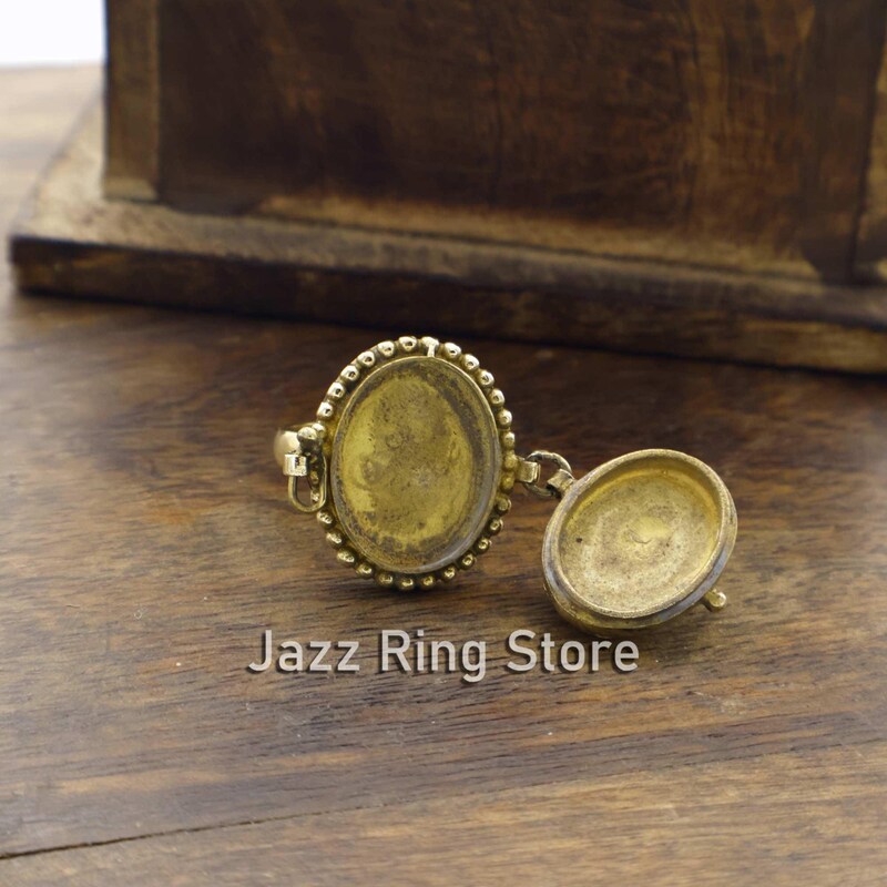 Secret Compartment Ring - Etsy