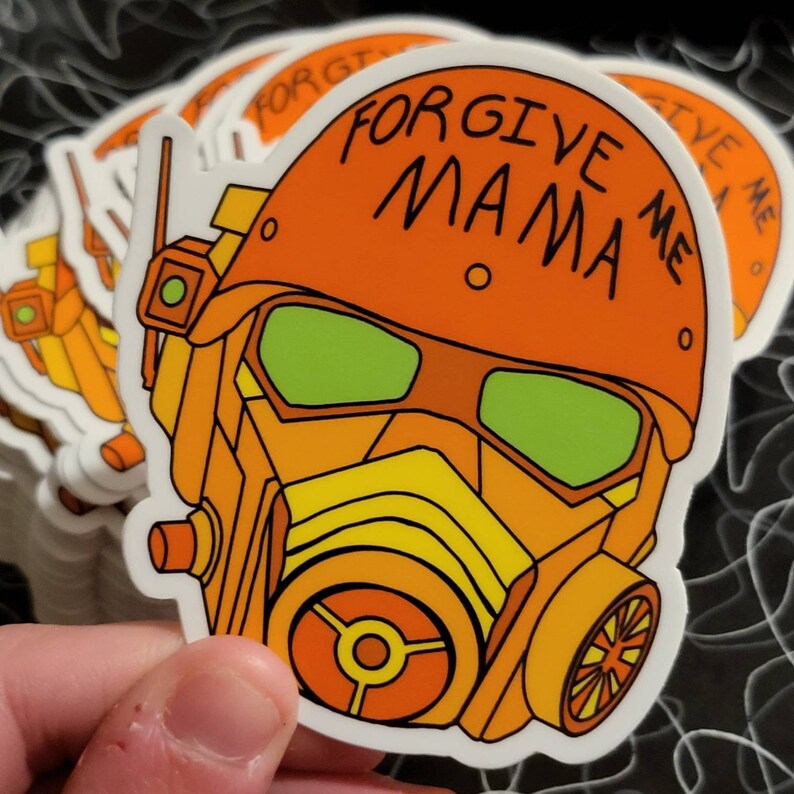 Forgive Me Mama Sticker - Etsy