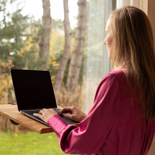 Adjustable Wood Laptop Stand Standing Desk Converter - Etsy