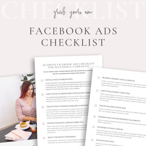 In-depth Facebook Ads Checklist for Successful Campaigns | Etsy