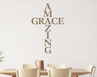 Amazing Grace Wall Decal - Etsy