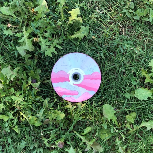 Custom Hand Painted CD Room Decortransparent Indie Aesthetic - Etsy