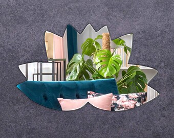 Lotus Flower Wall Mirror - Etsy