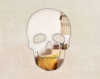 Skull Wall Mirror - Etsy