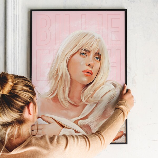 Billie Eilish Poster - Etsy