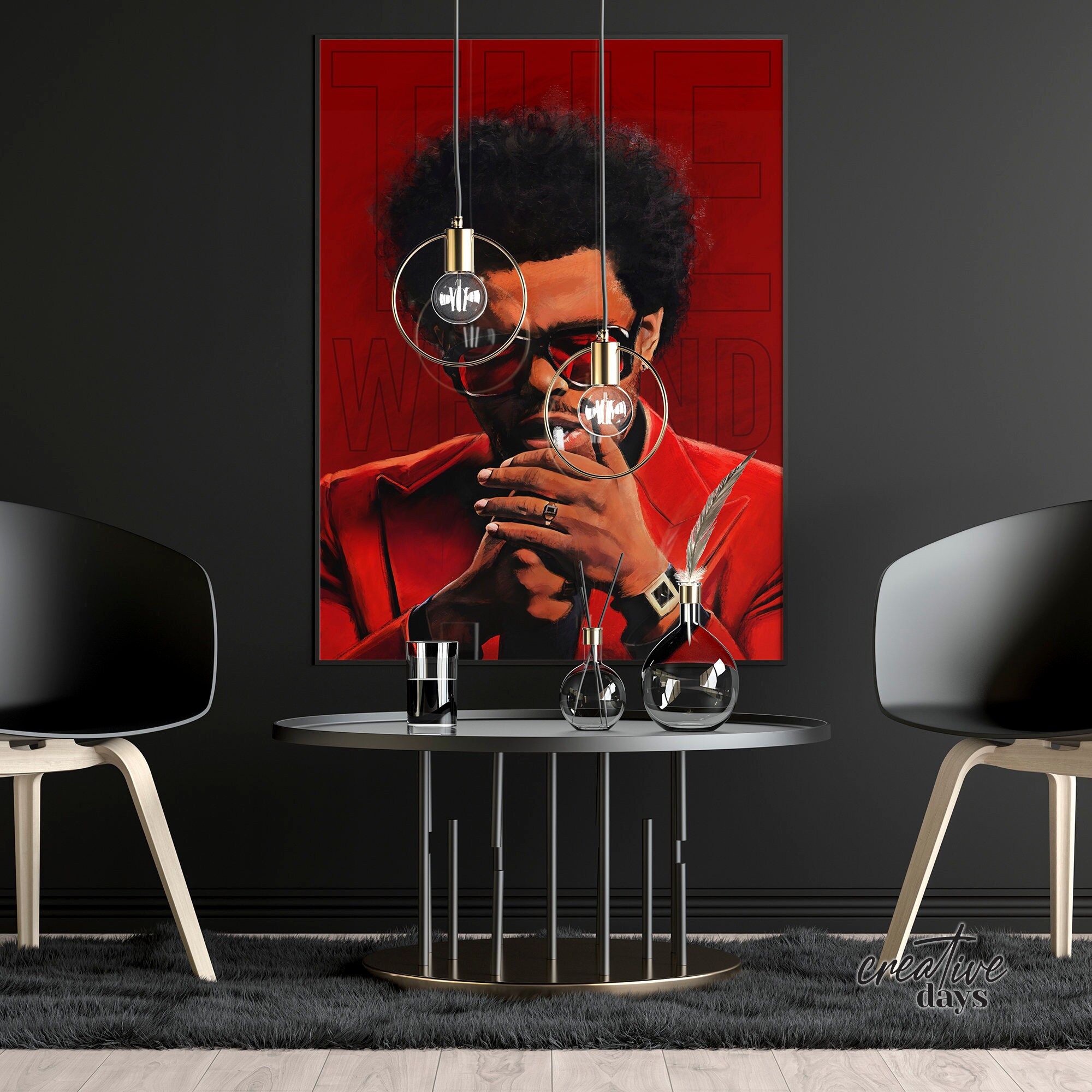 The Weeknd Poster Design Instant Download High Res Wall Decor | Etsy