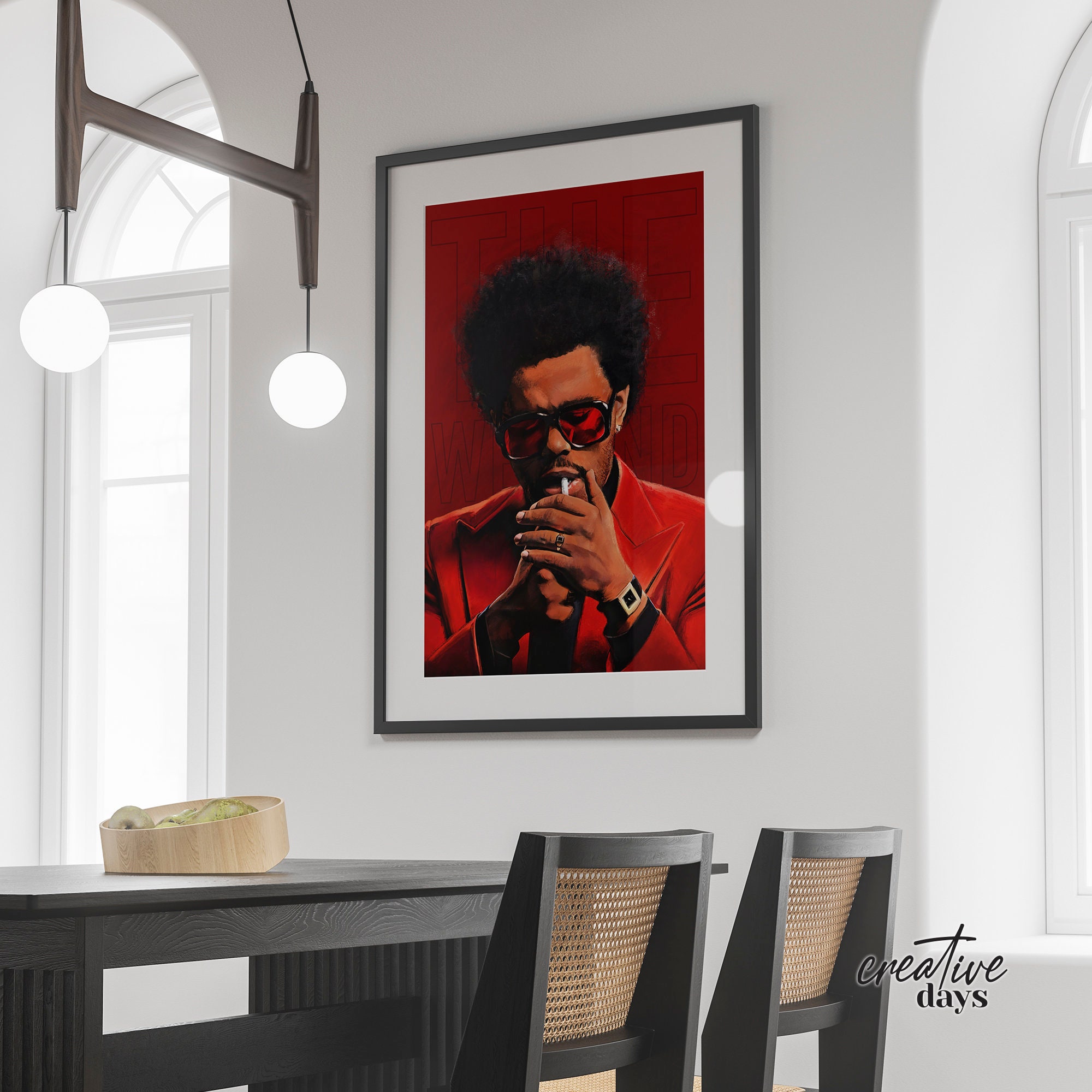 The Weeknd Poster Design Instant Download High Res Wall Decor | Etsy