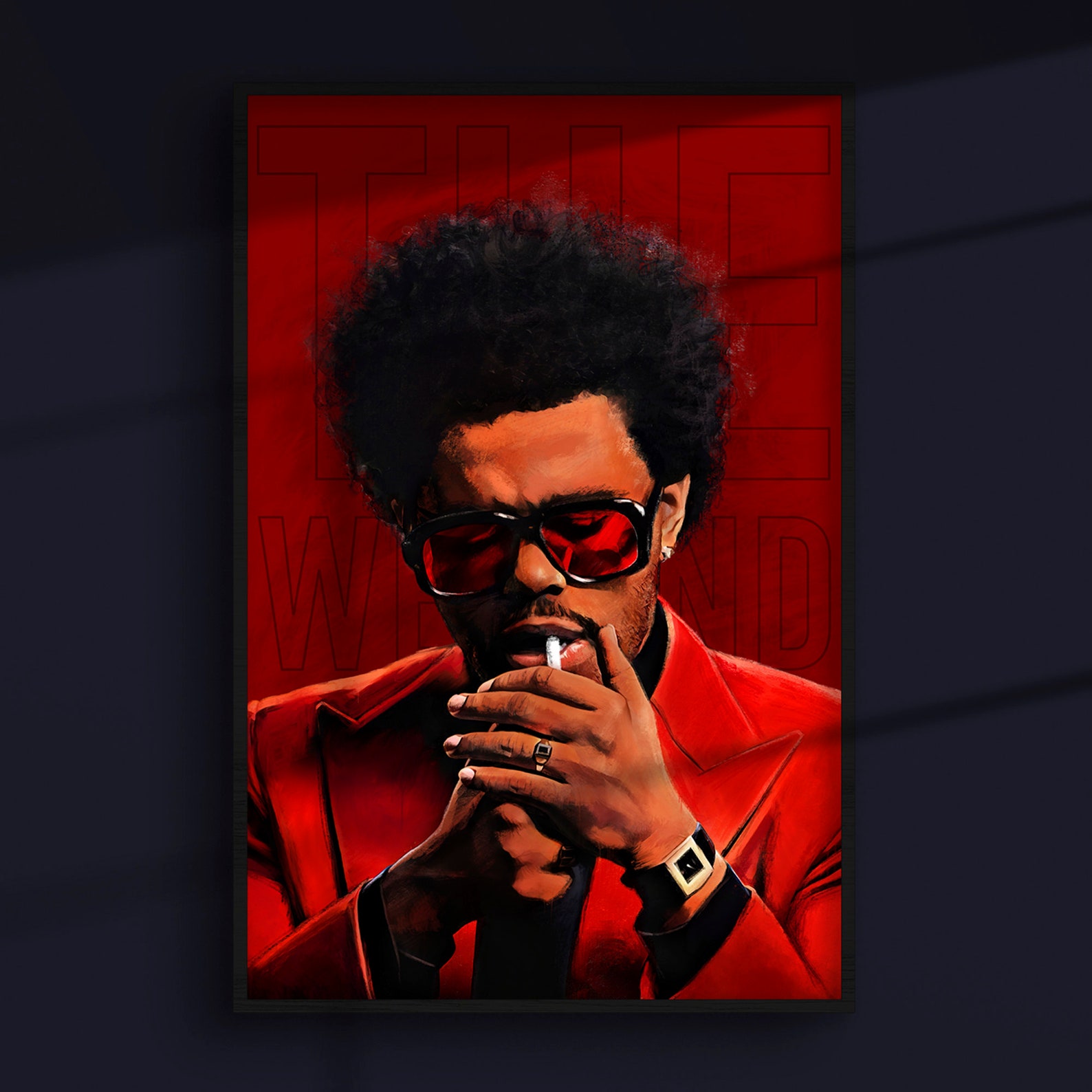 The Weeknd Poster Design Instant Download High Res Wall Decor | Etsy