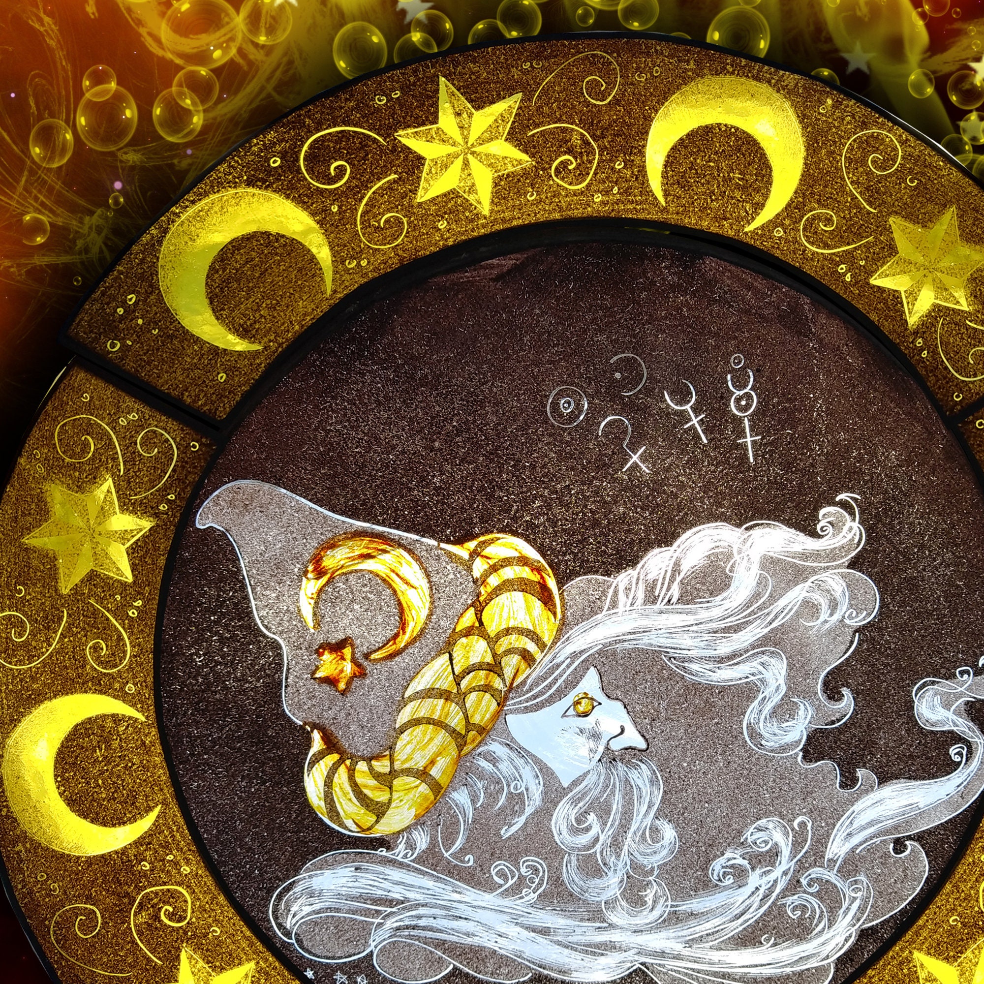 Merlin the Magician Wizard Sorcerer Fine art limited edition giclee ...