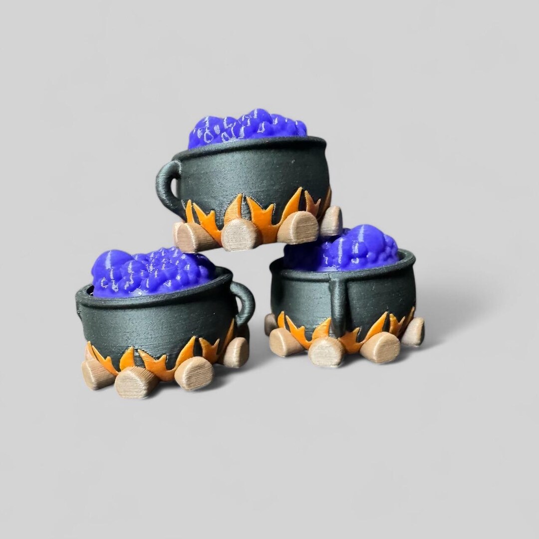 Cauldron Fidget Keychain - Etsy