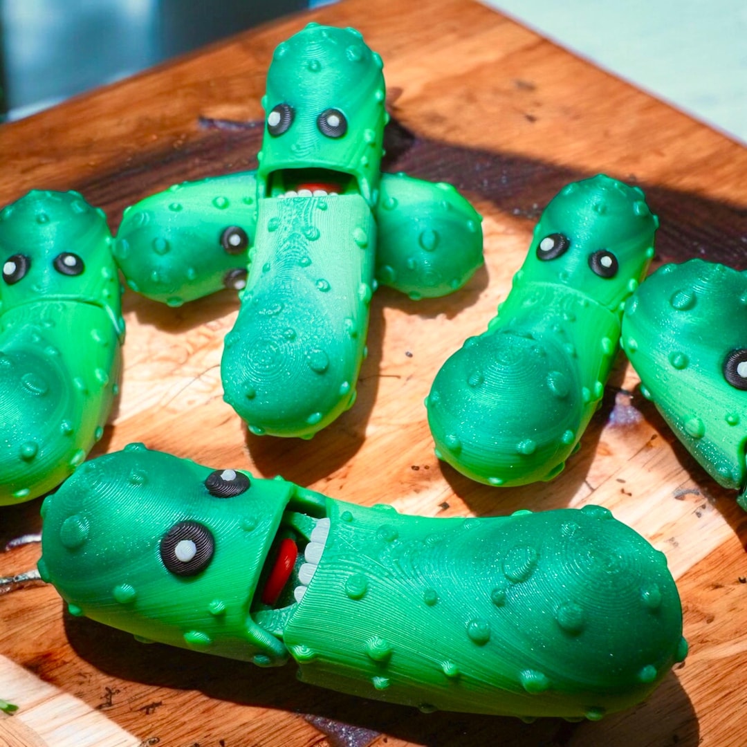 Pickle Pal Fidget Keychain - Etsy