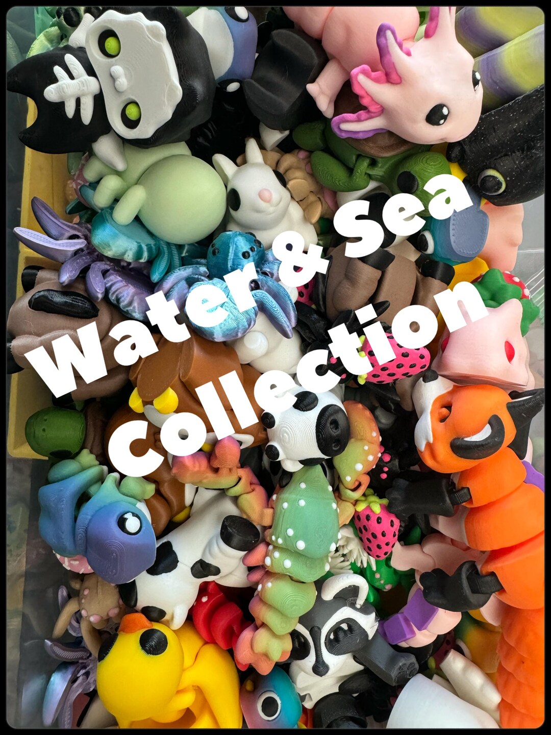 Water and Sea Collection | Flexi Fidget Friends | Small | 3D Printed ...