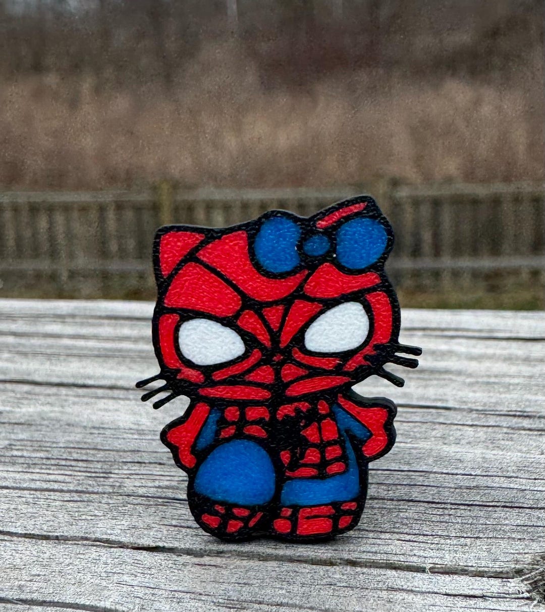 Hello Kitty X Marvel | Spider Man Mashup Pin - Etsy