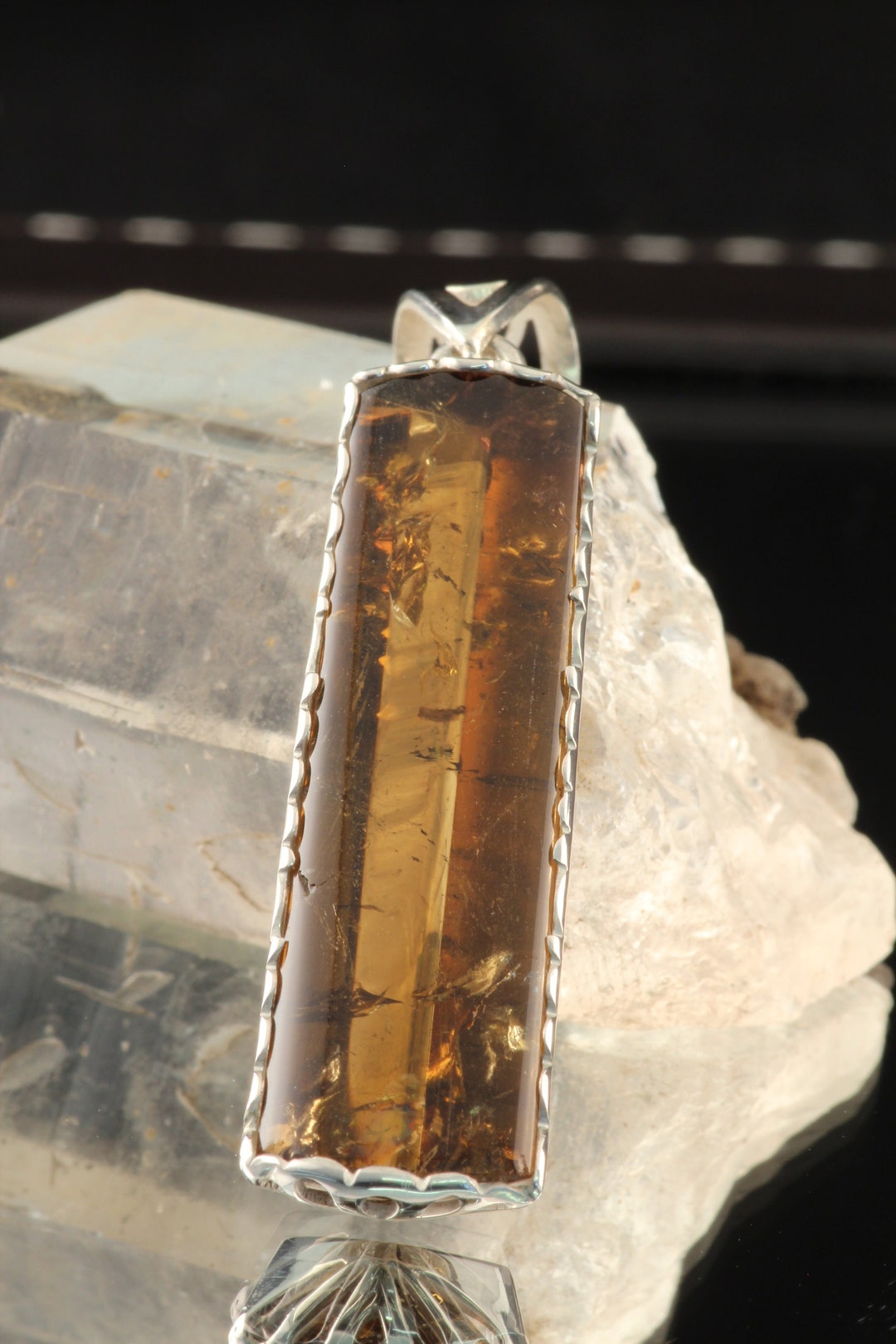 Dravite Tourmaline, Stunning Silver Work, Handmade Pendant With Rare ...