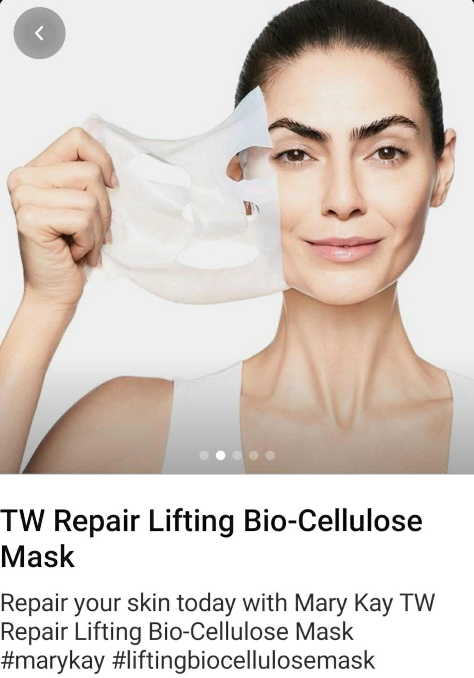 Mary Kay 4 Pk. Timewise Repair Bio Cellulose Lifting Mask Set | Etsy