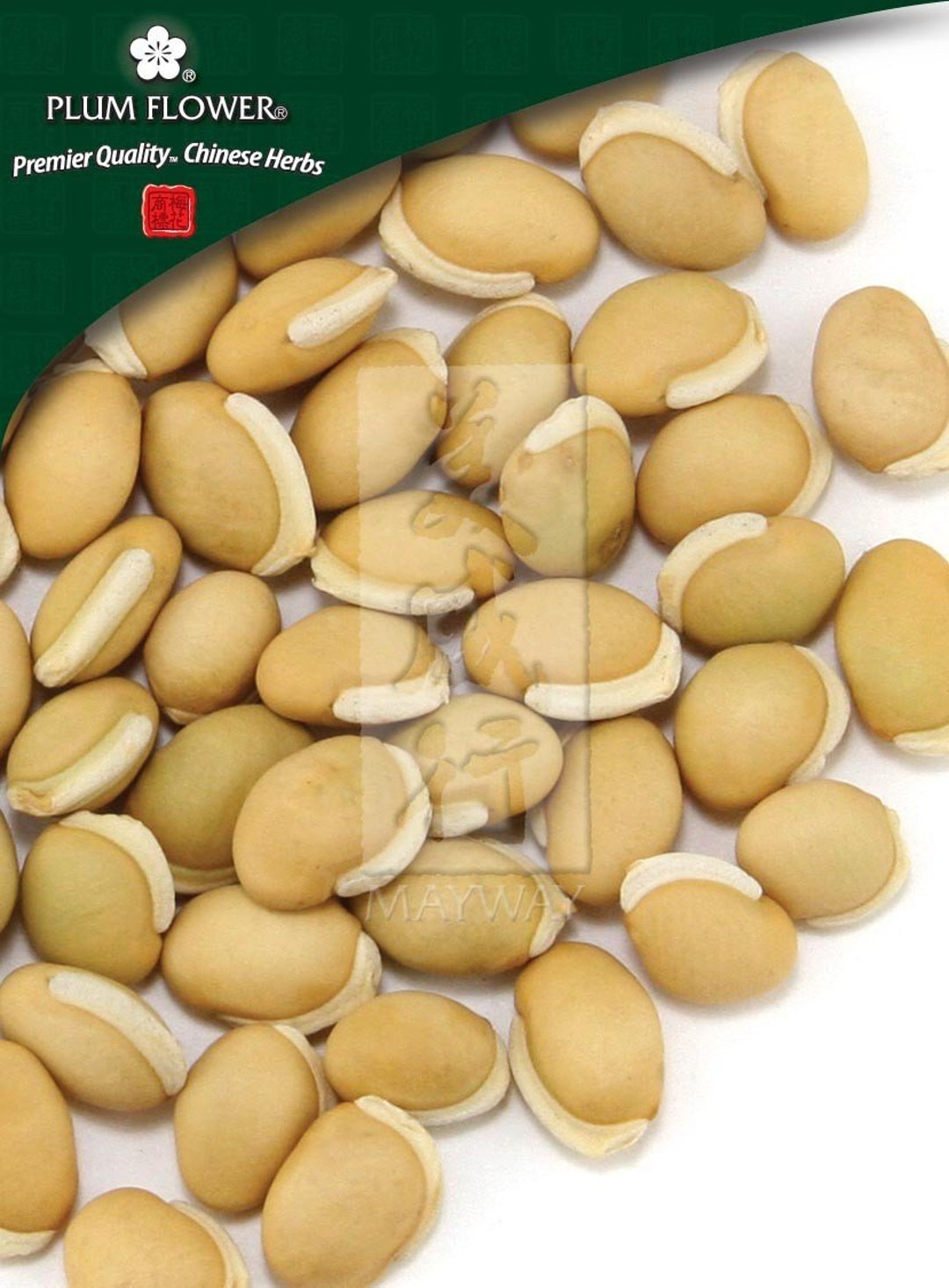 Bian Dou (bai), Unsulfured Dolichos Lablab Seed 500g/bag GMP Certified ...