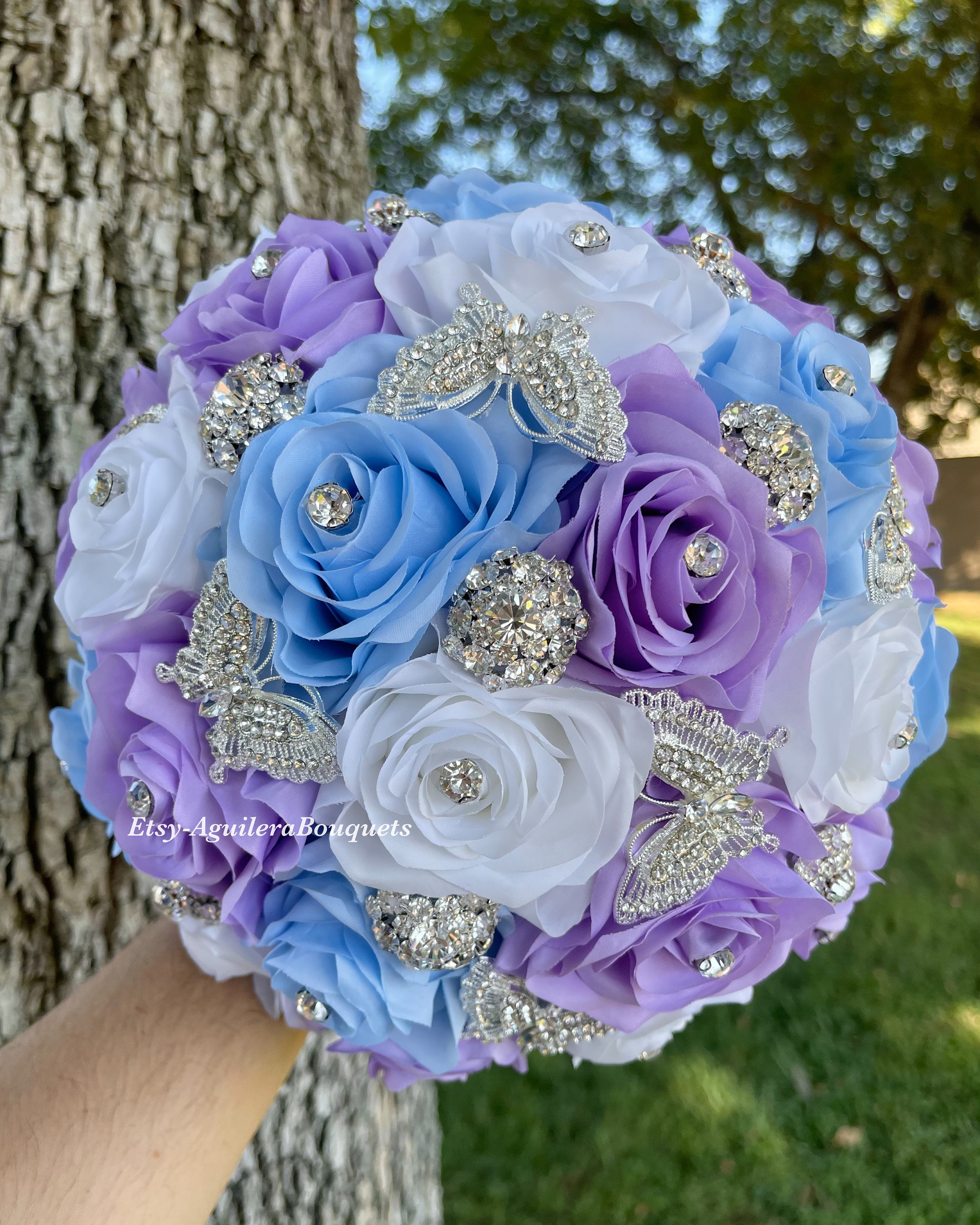 Lilac And Blue Wedding