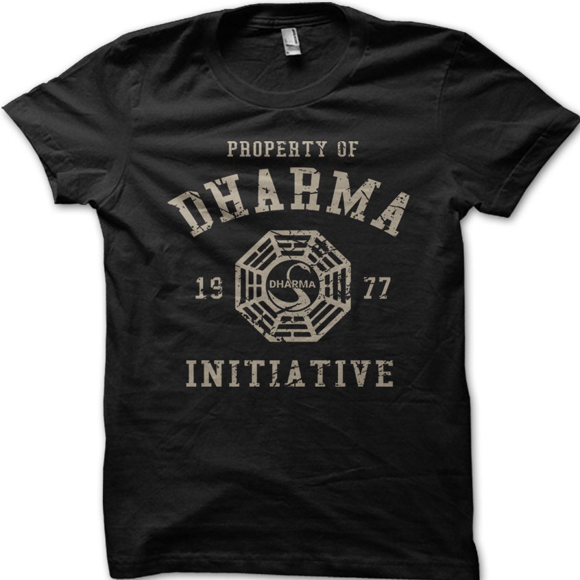 DHARMA Initiative 1977 TV Show LOST Printed Cotton T-shirt - Etsy