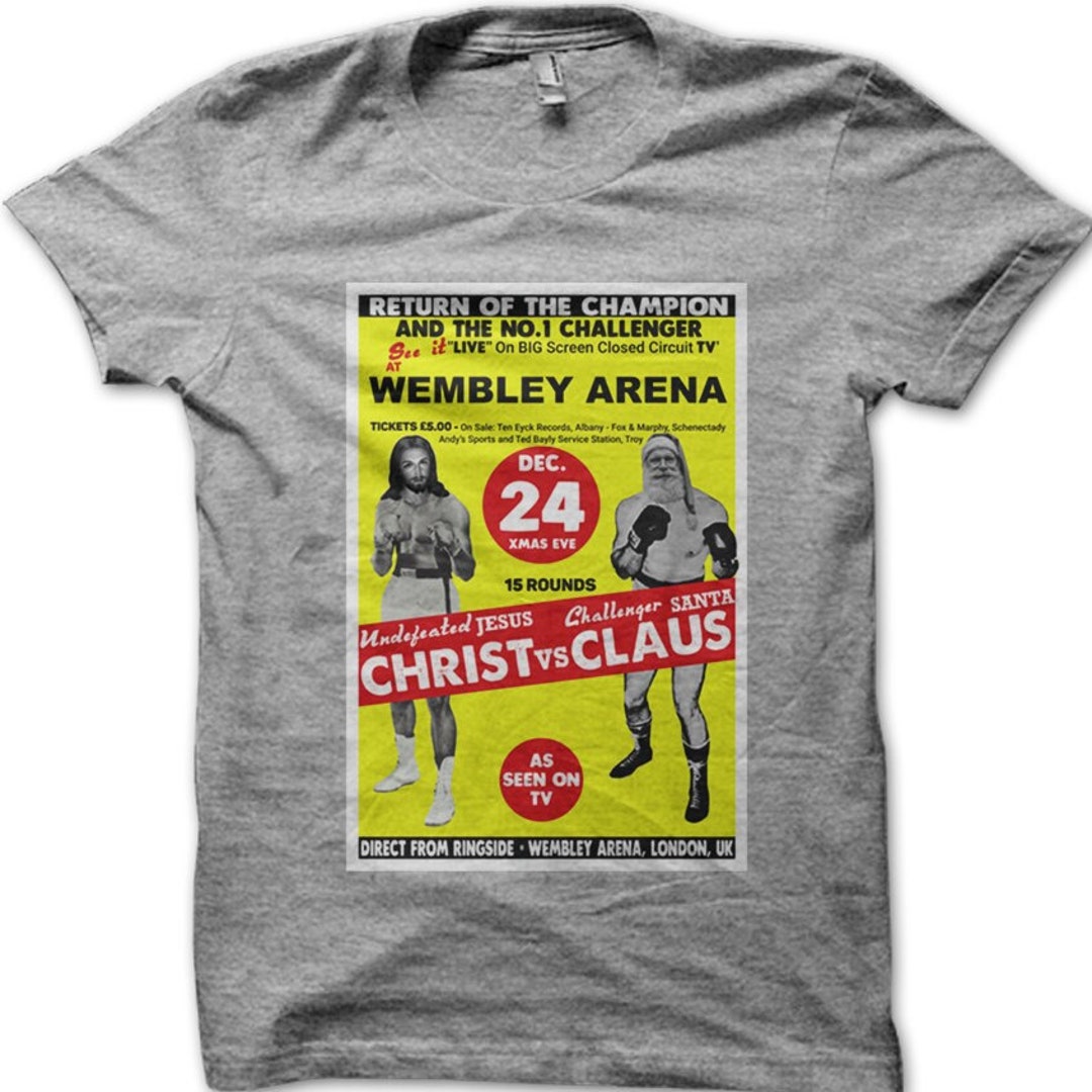 Jesus Christ Vs Santa Claus Christmas Special Challenge Fight Poster ...