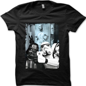 Stormtrooper Darth Vader Selfie Han Solo Frozen in Carbonite T shirt Etsy Canada