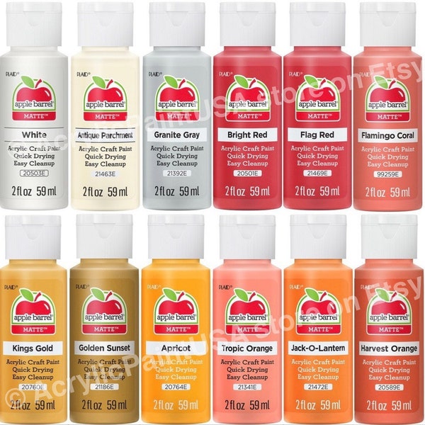 Apple Barrel Acrylic Paint - Etsy
