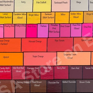 NEW Etsy Exclusive! Apple Barrel Colors Chart. Digital Download ...