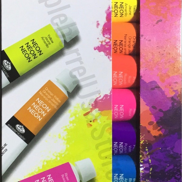 Neon Paints - Etsy