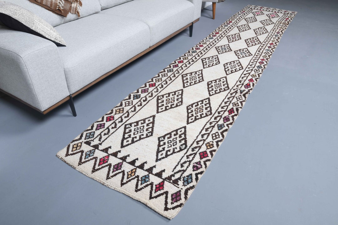 2'6 X 13'2 Ft Handwoven Runner Rug, Oushak Runner, Turkish Rug, 3x13 ...