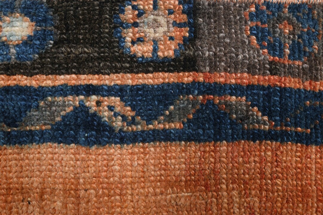 1'4 X 2'3 Ft Vintage Oushak Rug, Door Mat, 1x2 Carpet, Handmade Wool ...