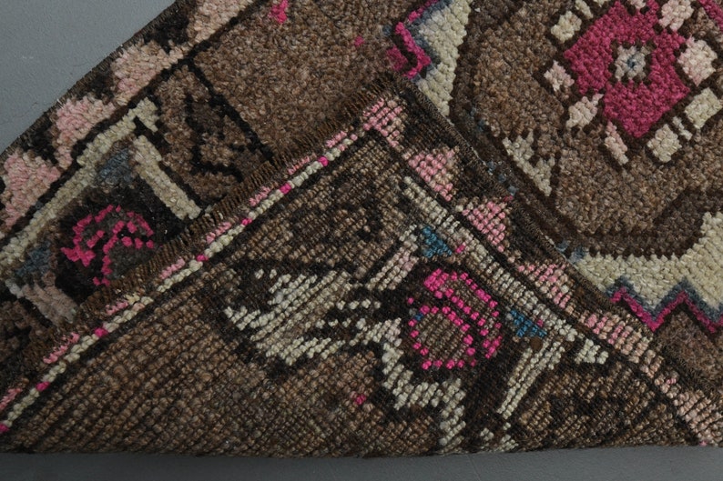 1'5 X 3'3 Ft Handmade Wool Door Mat, Bath Mat Rug, Small Bedside Rug ...