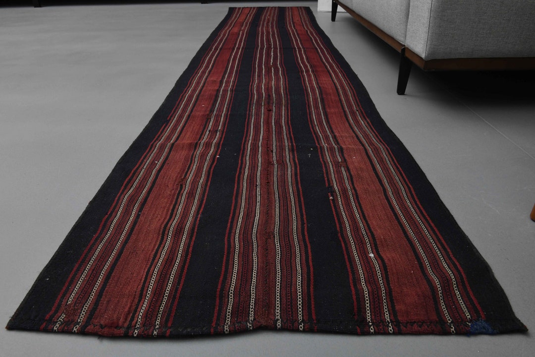 2'6 x 12'3 Ft Antiker Teppich, Anatolischer Teppich, Türkischer Vintage ...