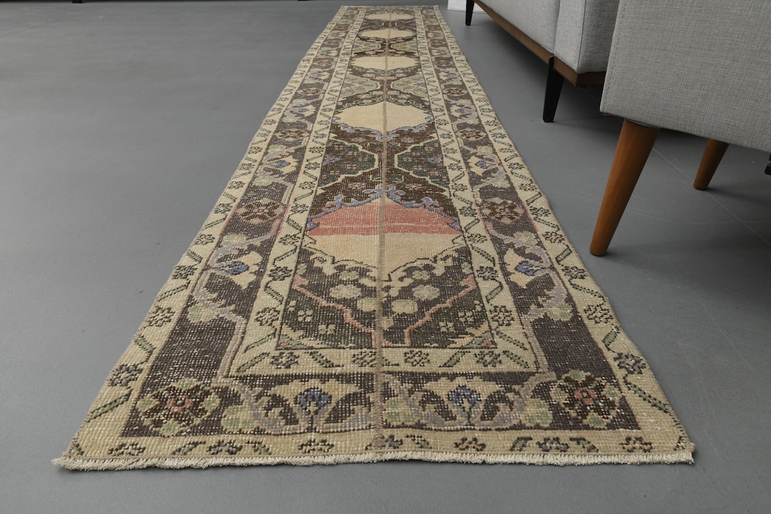 2'2 X 12'6 Ft Handmade Vintage Runner Rug, Hallway Rug, Wool Rug, 2x13 ...