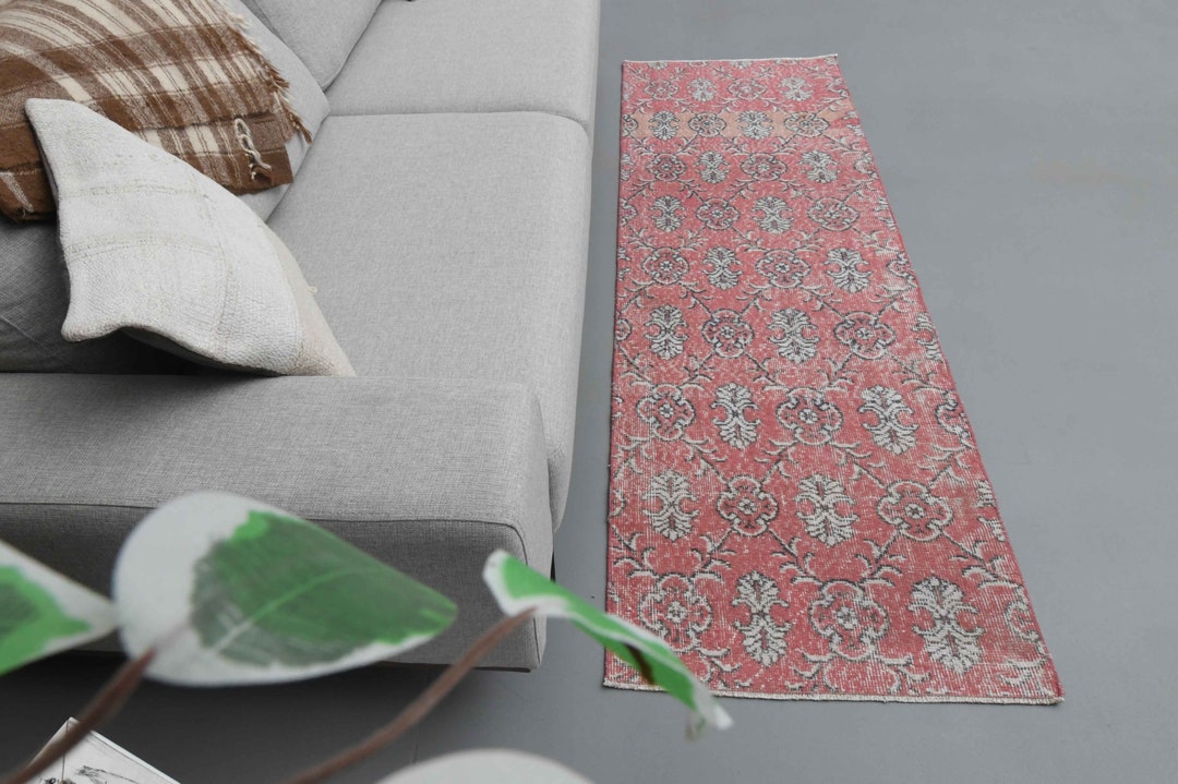 2'3 X 7' Ft Turkish Vintage Kids Runner Rug, Hallway Carpet, Handmade ...