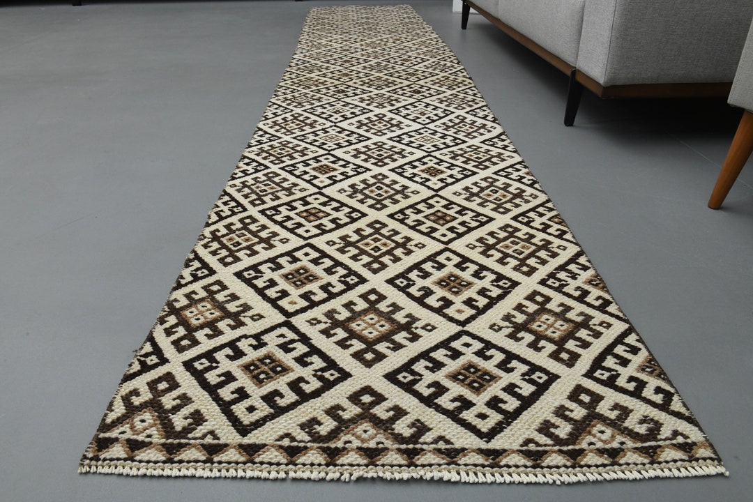 2'6 X 13'4 Ft Turkish Vintage Runner, Oushak Runner, Hallway Rug ...