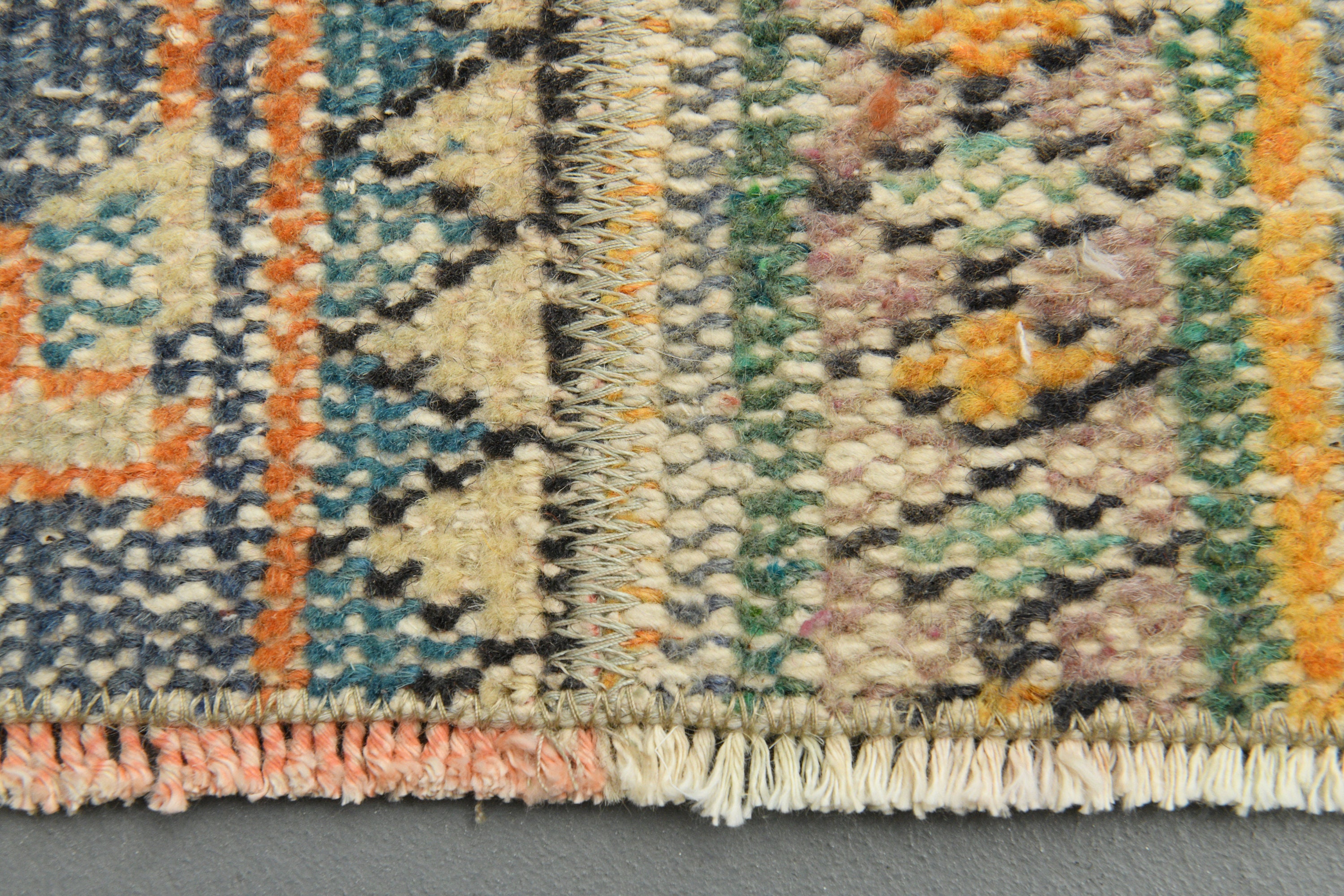 2x2 Ft Vintage Welcome Mat, Door Mat, Bath Mat, Handmade Wool Small Rug ...