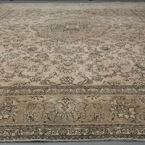 10x12 Antique Brown Rug, One-of-a-kind Wool Rug, Bohemian Rug, 10x12 ...