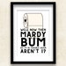 Arctic Monkeys Mardy Bum Song Lyric Print, Bathroom Powder Room Toilet ...