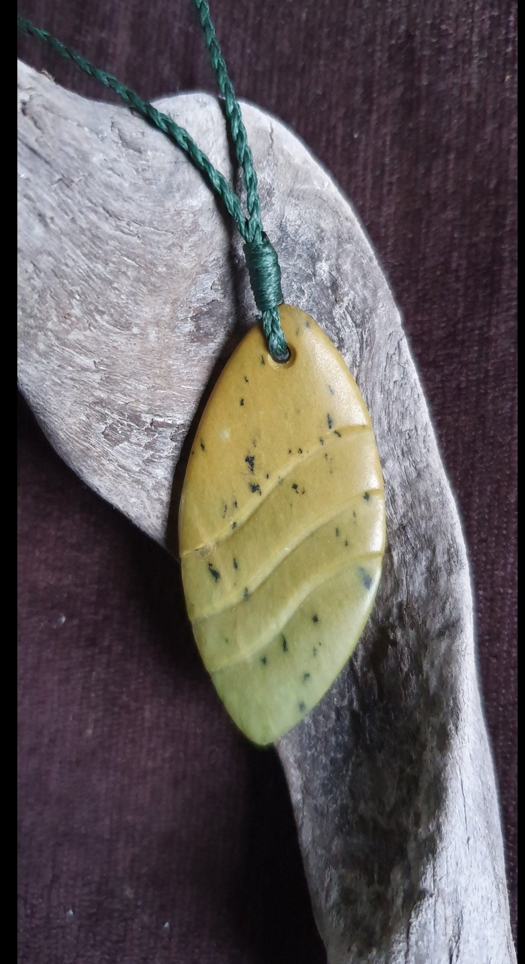 NZ Greenstone Pendant - Etsy